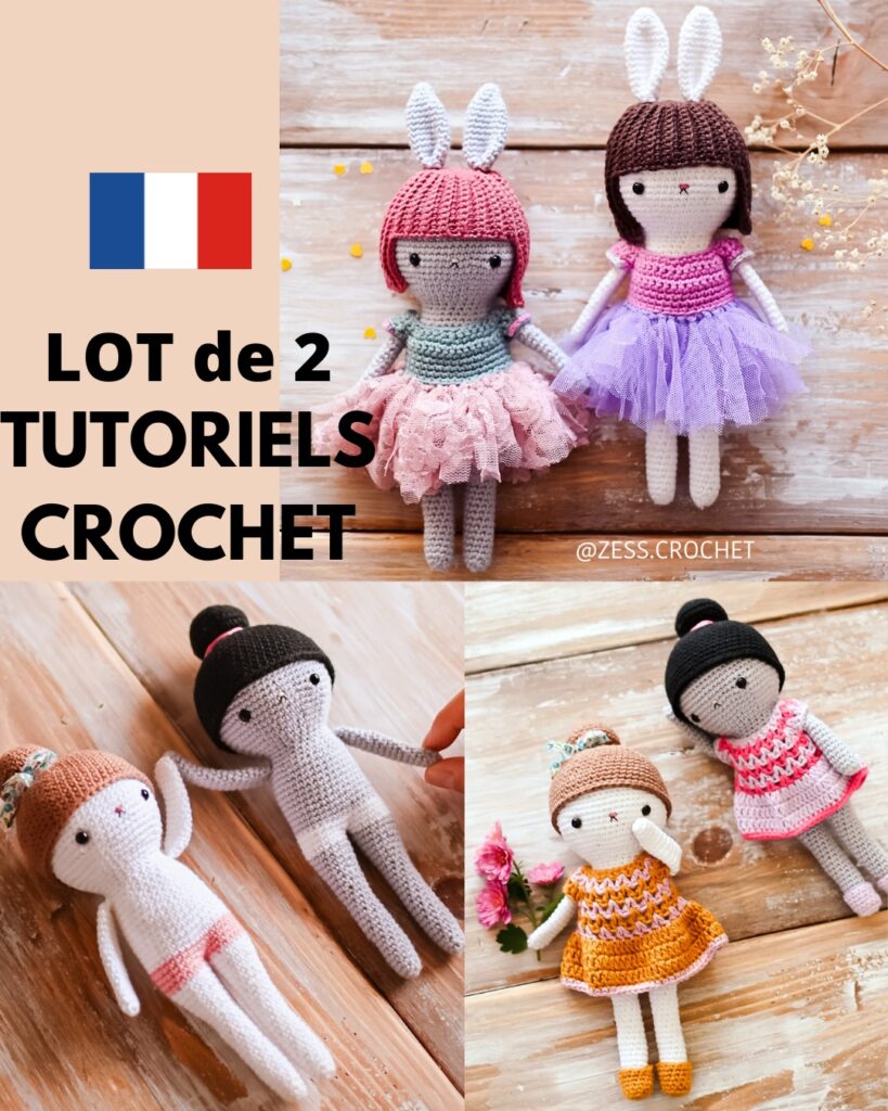 Poupées au crochet – Patrons PDF à télécharger